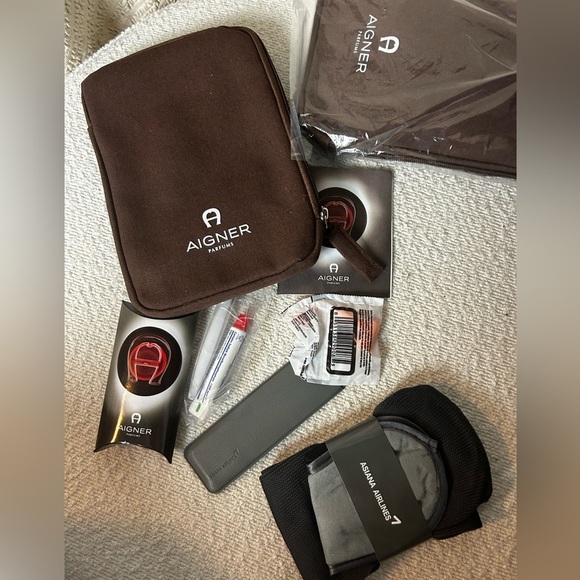 Etienne Aigner | Bags | Etienne Aigner Business Class Amenities Bag New ...